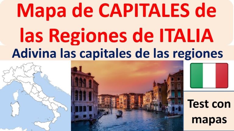 Descubre las Regiones de Italia y sus Capitales: Guía Completa para ...