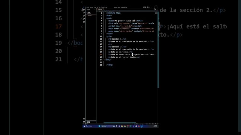 Cómo Usar Saltos de Líneas en HTML: Guía Completa y Ejemplos Prácticos ...